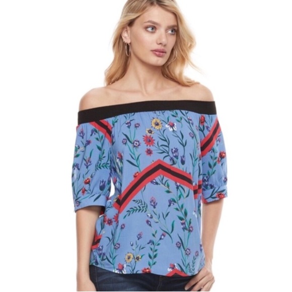 Juicy Couture | Tops | Juicy Couture Off Shoulder Floral Top | Poshmark